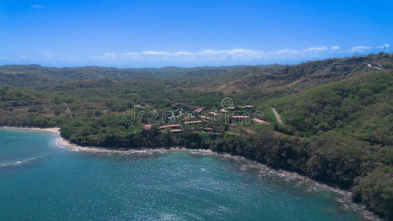 Flight Over the Pacific Ocean in Costa Rica Stock Photo - Image of ...