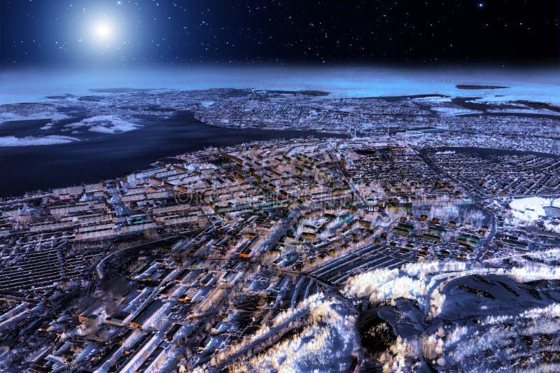 Flight Over the Roofs of Multi-storey Buildings of a Typical City of ...