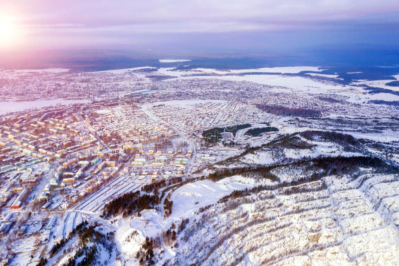 Flight Over the Roofs of Multi Storey Buildings of a Typical City of ...