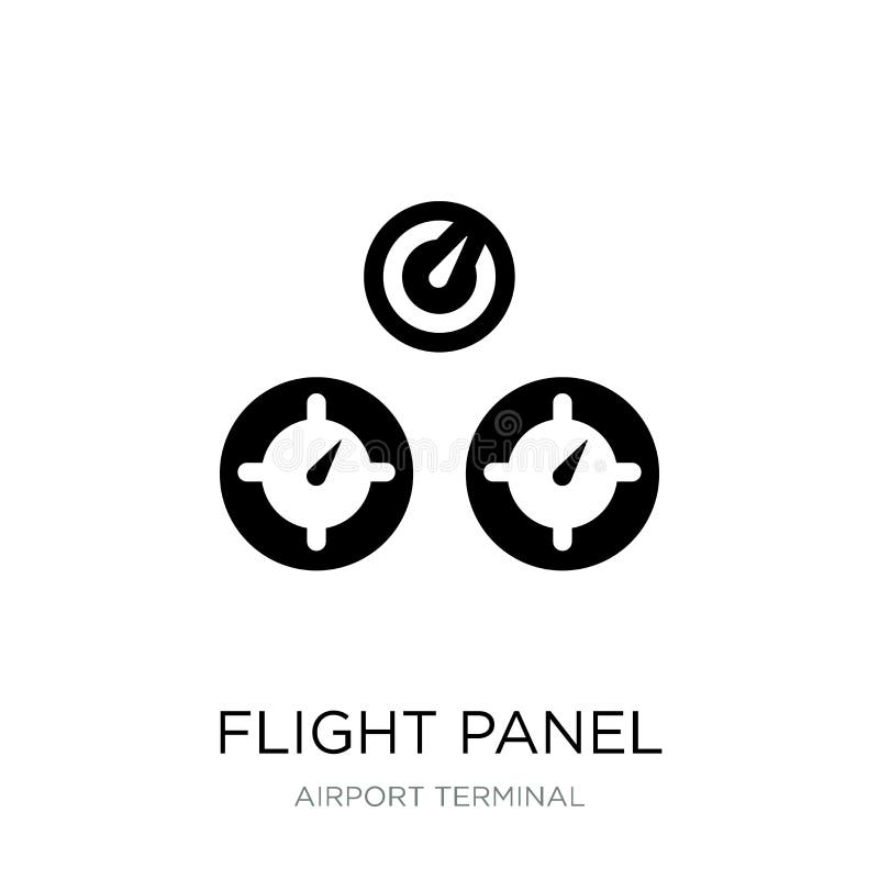 Flight Panel Icon in Trendy Design Style. Flight Panel Icon Isolated on ...
