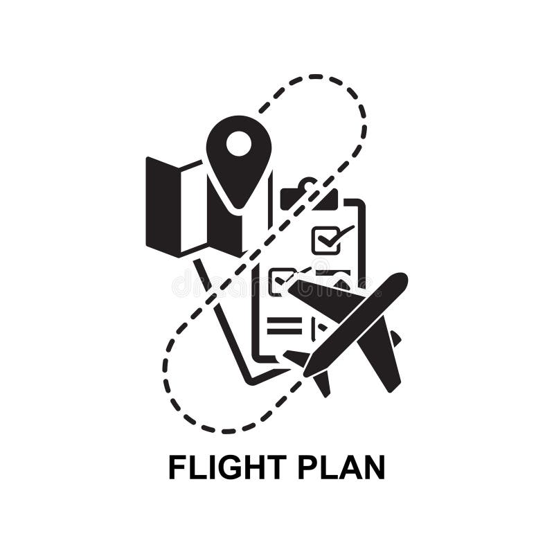 Airplane Routes Set. Plane Paths. Aircraft Tracking, Planes, Travel ...