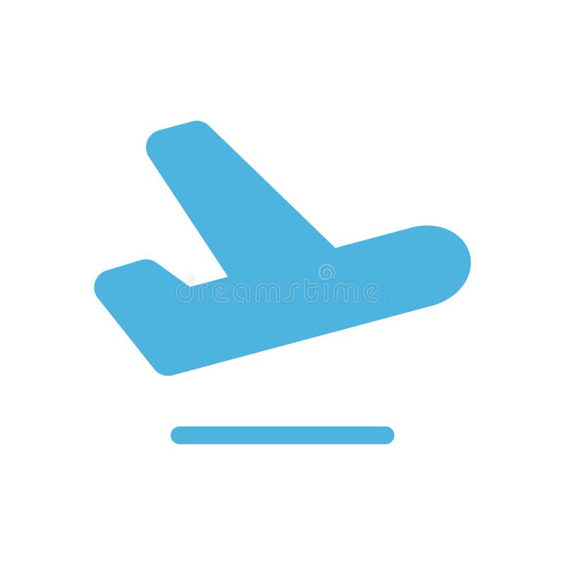 Flight Plan Icon Flat Vector Logo Design Trendy Stock Vector ...