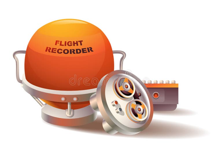 Flight Recorder stock vector. Illustration of crash, data - 30972321