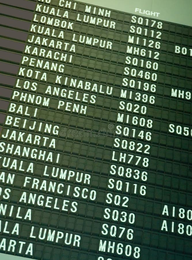 Flight schedule stock photo. Image of direction, traveling - 31725264