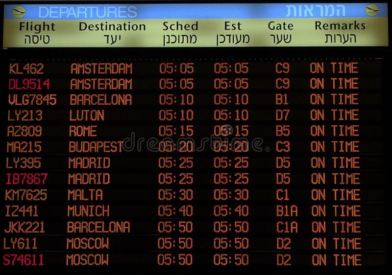 Flight Schedule board sign editorial image. Image of lounge - 23641680
