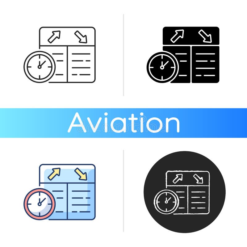 Flight Scheduling Stock Illustrations – 130 Flight Scheduling Stock ...