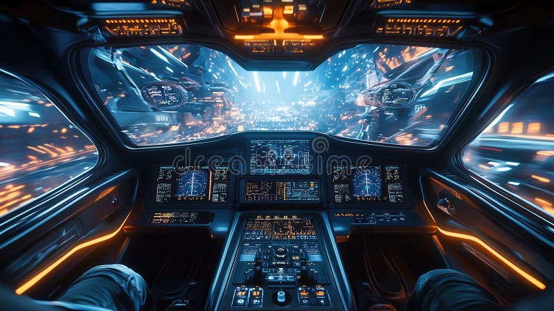 Flight Simulation Pilot Training Aviation Technology Hyper-realistic ...