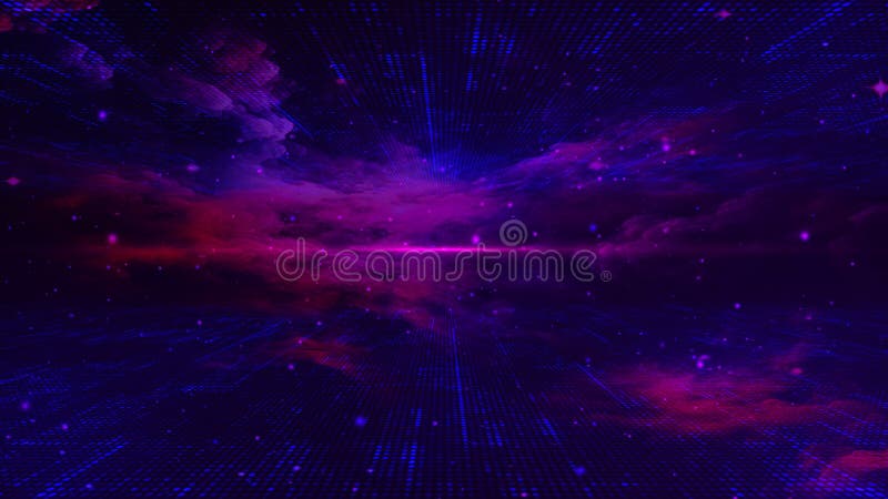Flight in Space with Simulation of Galaxies and Nebulae. Space Flight ...