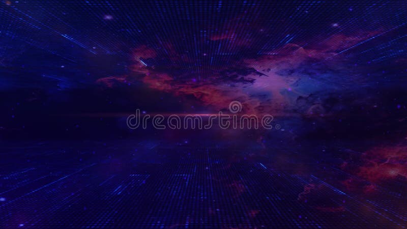 Flight in Space with Simulation of Galaxies and Nebulae. Space Flight ...