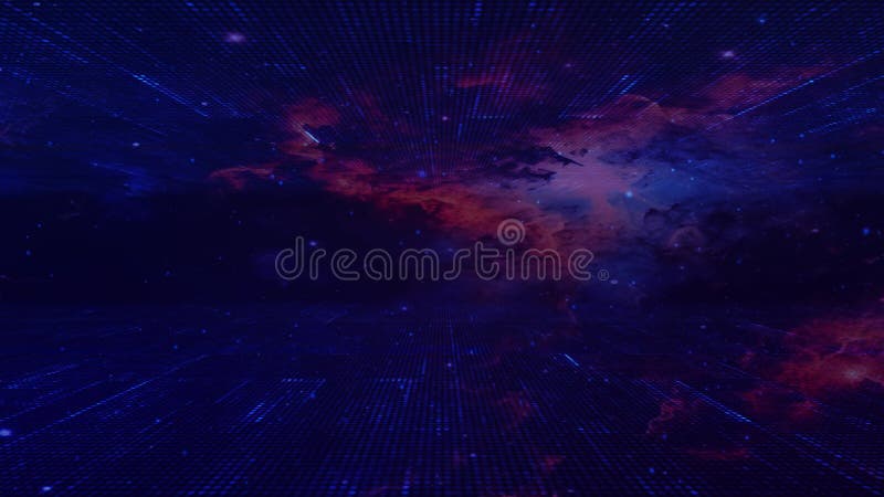 Flight in Space with Simulation of Galaxies and Nebulae. Space Flight ...