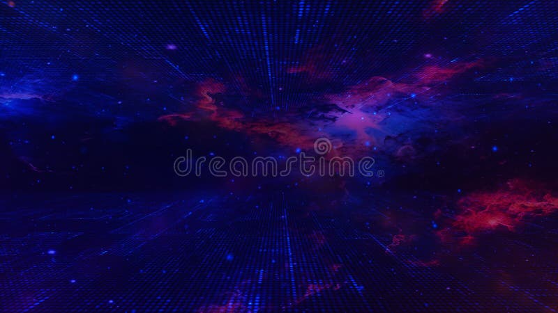 Flight in Space with Simulation of Galaxies and Nebulae. Space Flight ...