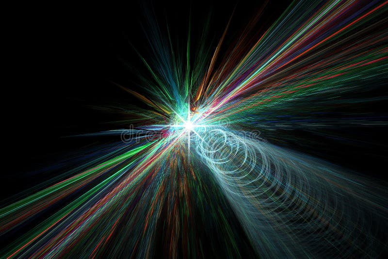 The Flight of the star stock illustration. Illustration of fantasy ...