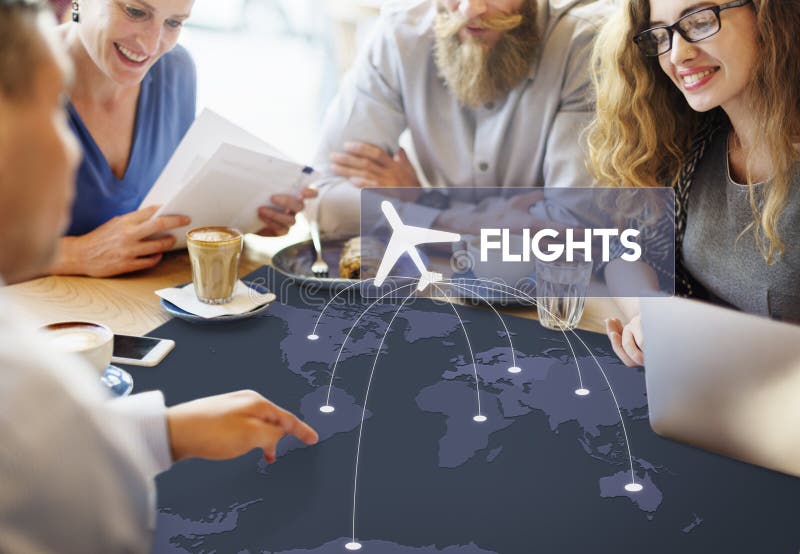 People with Continent Map Concept Stock Photo - Image of college, large ...