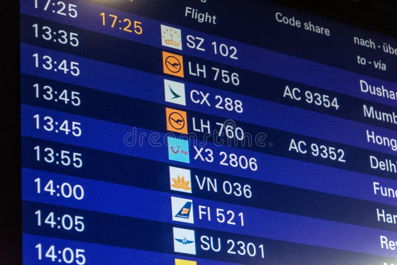 Flight timetable editorial stock photo. Image of journey - 79283063