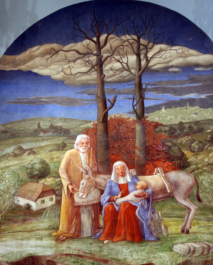 Flight to Egypt editorial photo. Image of journey, christmas - 17121921