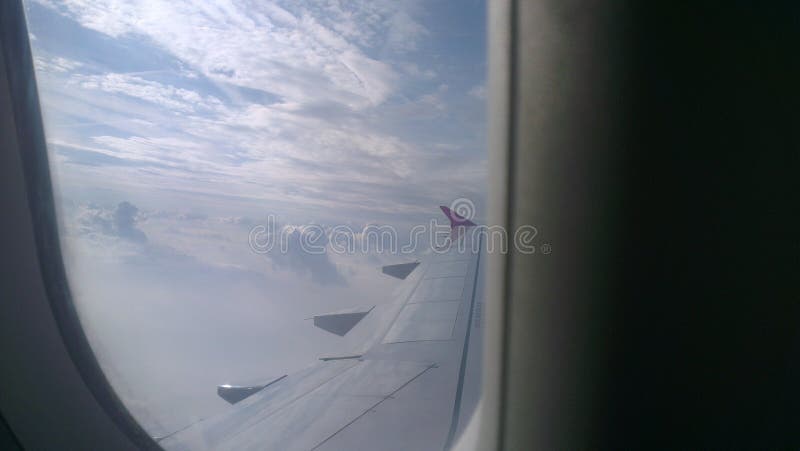 Flight travel plane stock photo. Image of clouds, daytime - 53311418