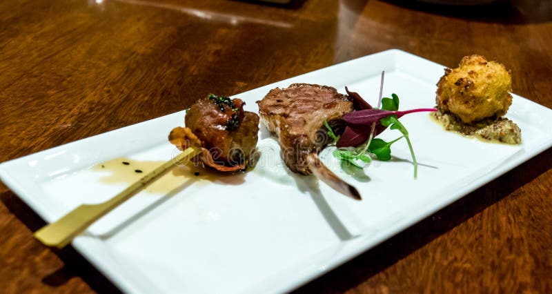 Tasting at the Ritz-Carlton Stock Image - Image of balsamic, fried ...