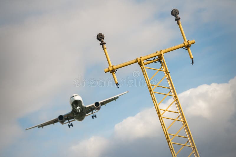 Flightpath stock image. Image of airliner, airport, gear - 27760755