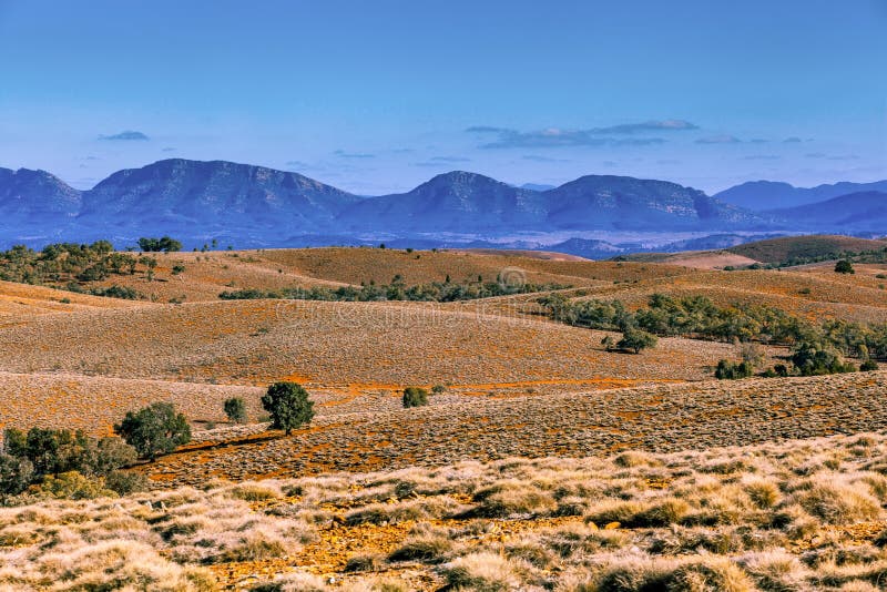 Flinders Mountain Range stock image. Image of flinders - 6386747