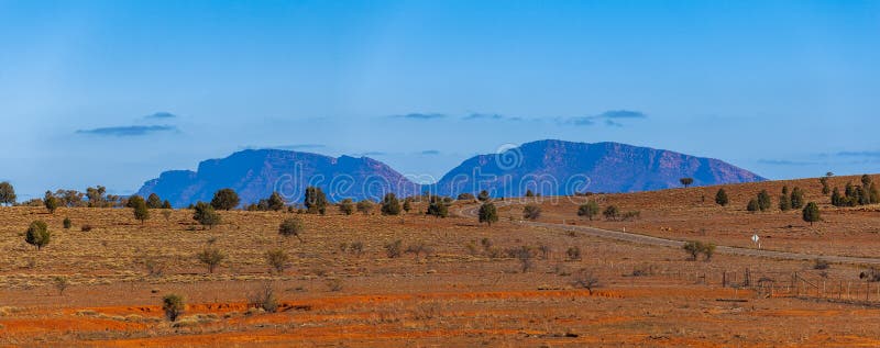 Flinders Ranges mountains. stock image. Image of desert - 122817355