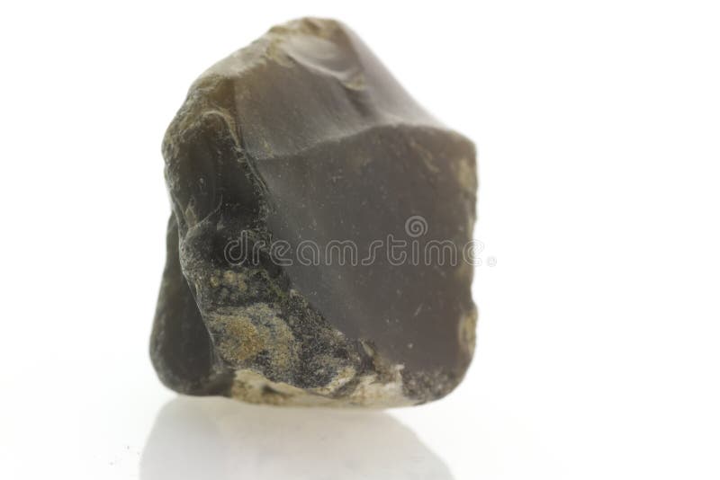 Flint stone isolated stock image. Image of object, flint - 61427679