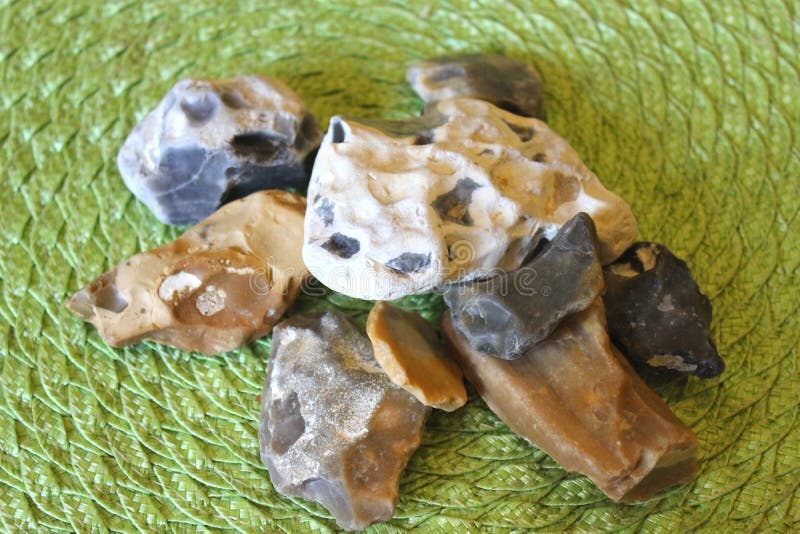 Flint stock image. Image of shape, material, sharpness - 48927547