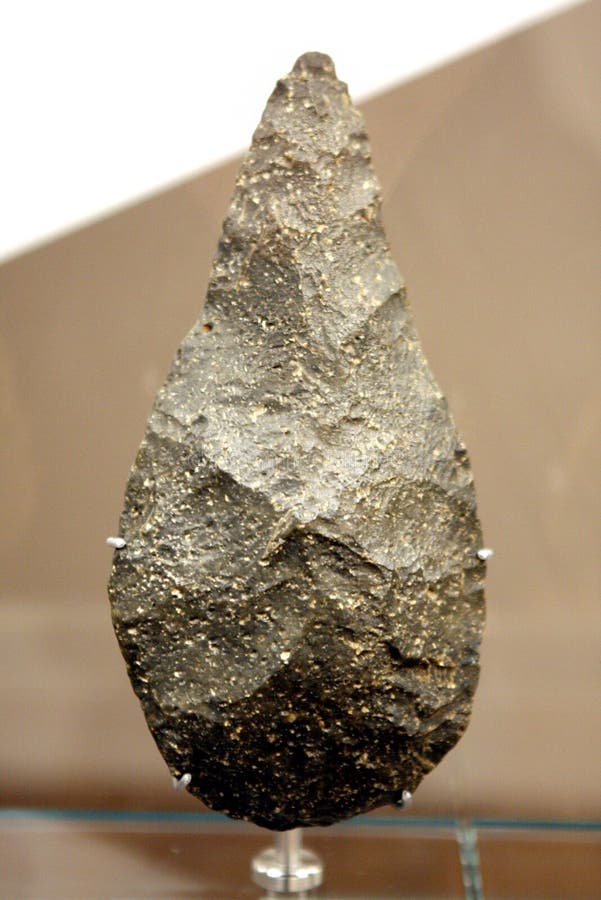 Flint tool stock image. Image of neolithic, paris, human - 87703215