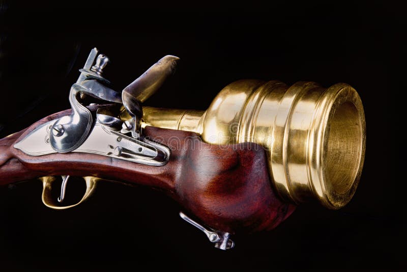 Flintlock Hand Mortar / Grenade Launcher Stock Image - Image of ...