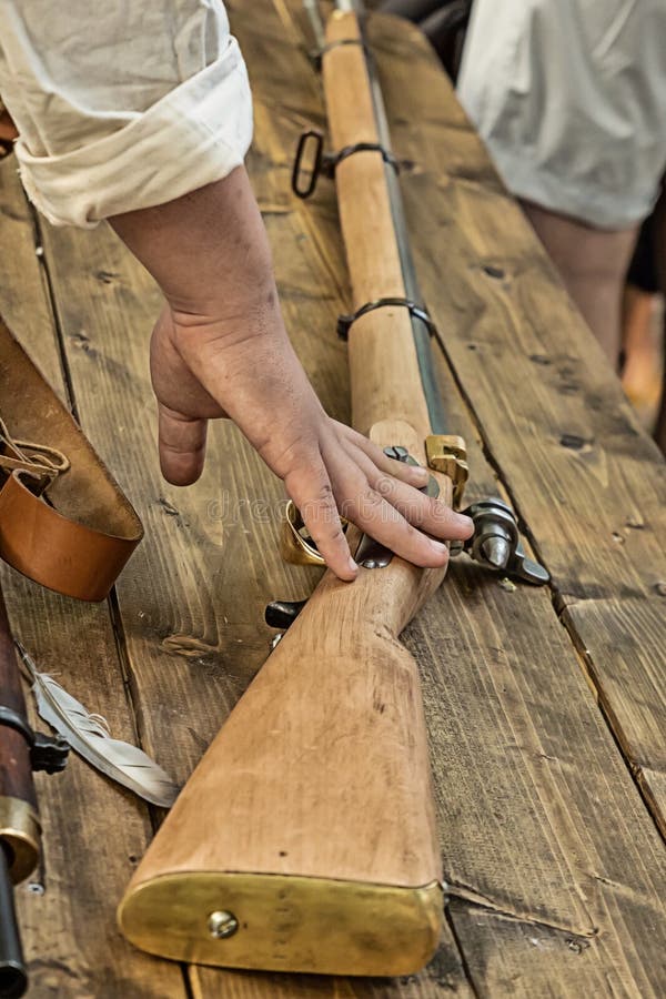 Flintlock Weapons with Light Beige Trunks, Reconstruction Lies on the ...