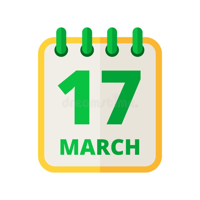 Flip Calendar Vector Icon in Flat Design Style. Paper Organizer Stock ...