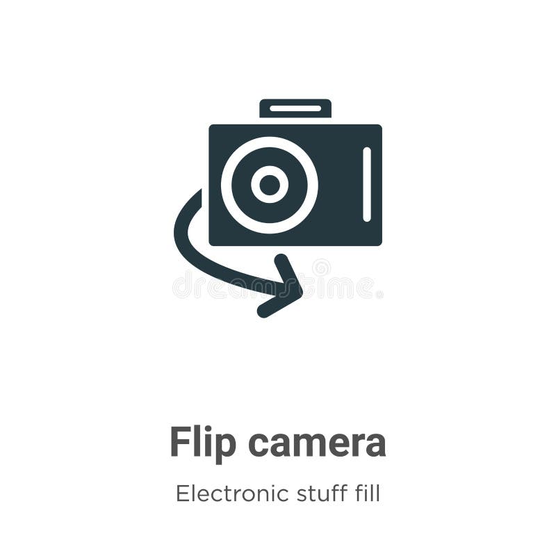 Flip Camera Isolated Icon. Simple Element Illustration from Electronic ...
