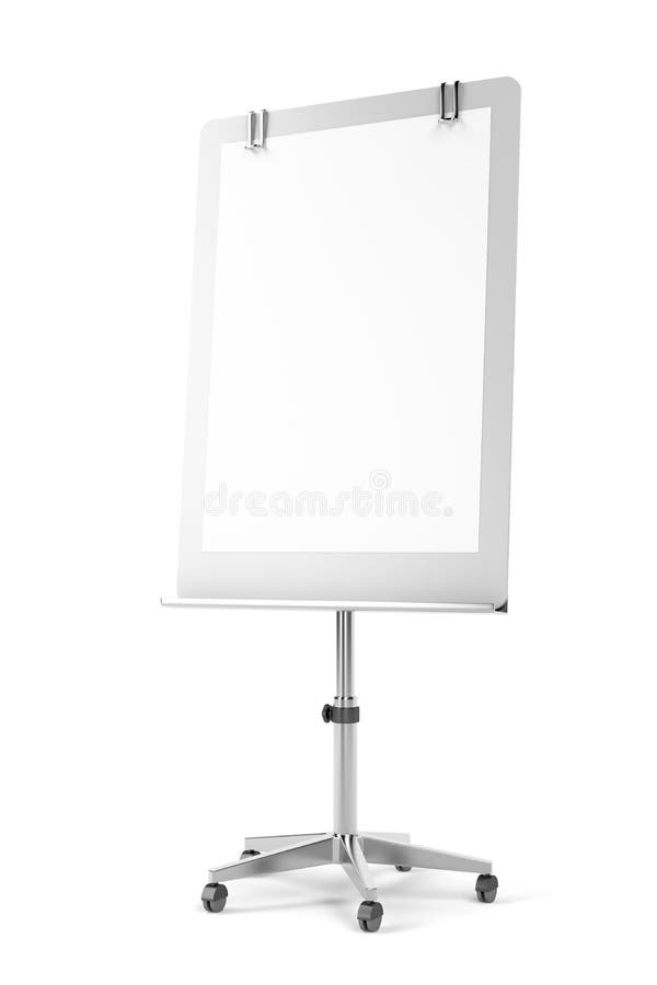 Flip chart stock illustration. Illustration of easel - 65143442