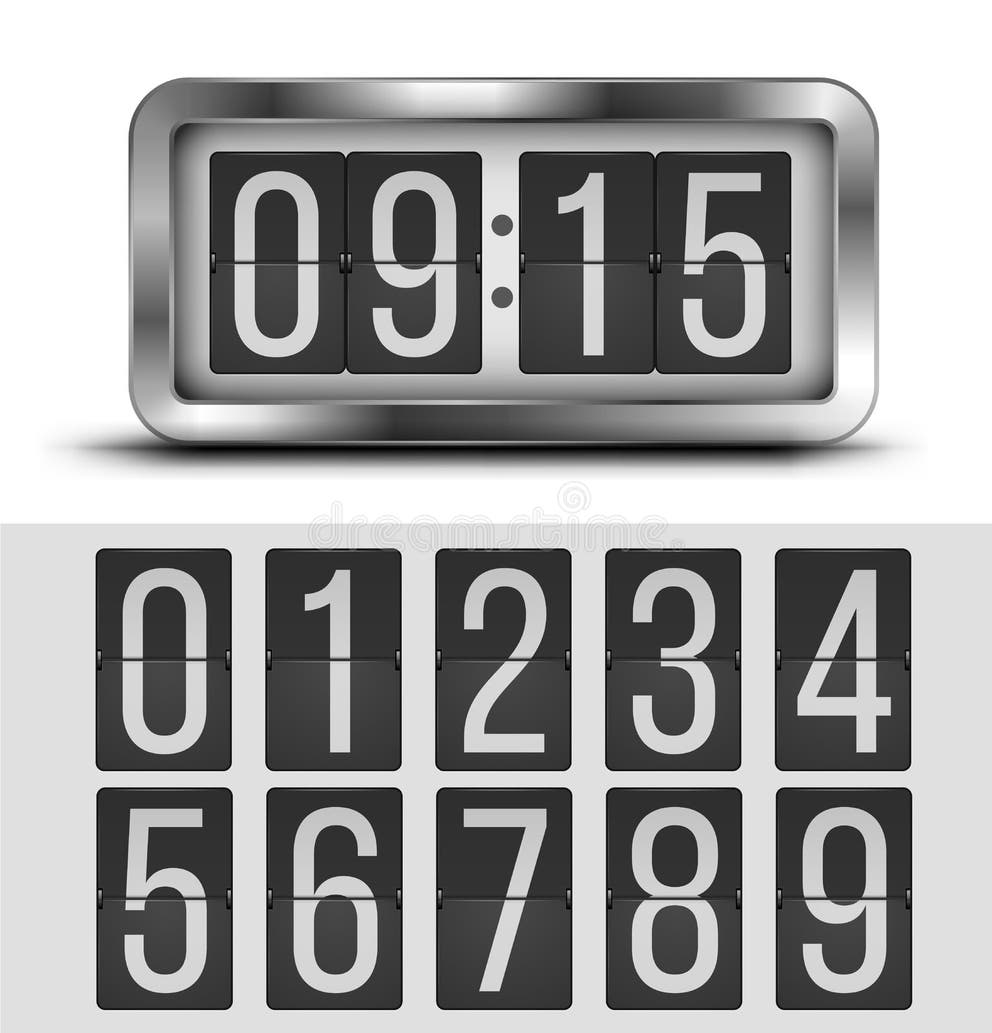 Vector Flip Numbers Stock Illustrations – 1,030 Vector Flip Numbers Stock Illustrations, Vectors ...