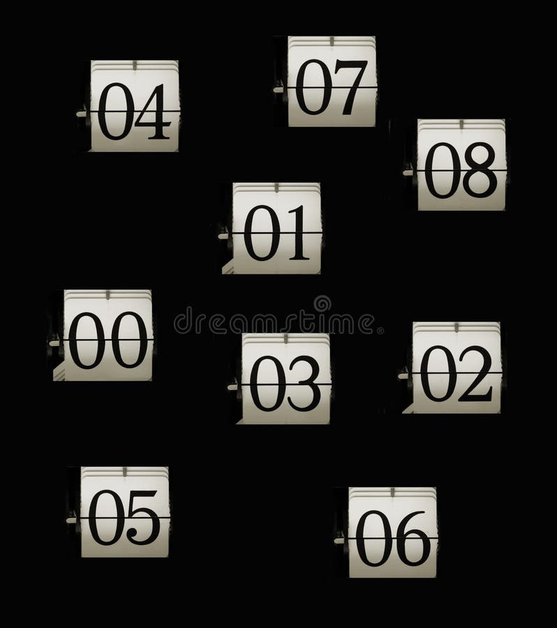 Flip clock numbers stock image. Image of counting, retro - 959587 Flip clock numbers stock image. Image of counting, retro - 959587