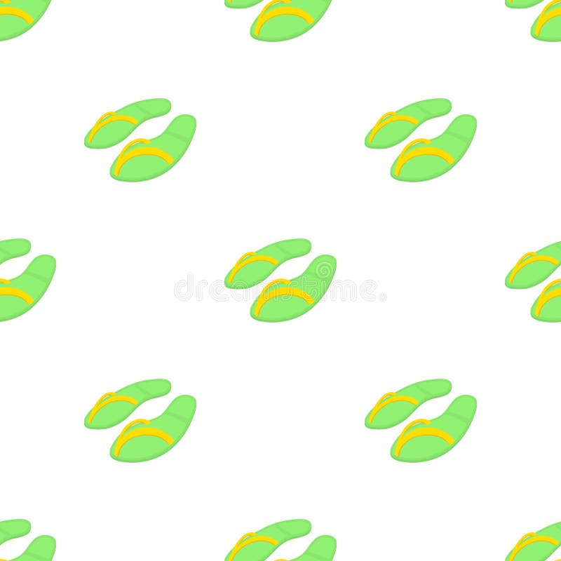 Flip Flop Pattern Seamless Vector Stock Vector - Illustration of tour ...
