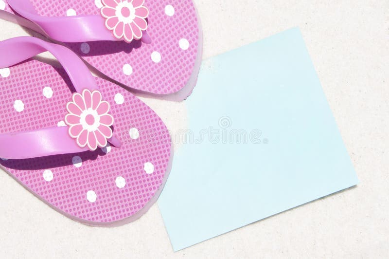 Flip flops on fence stock image. Image of cockel, summer - 19433915