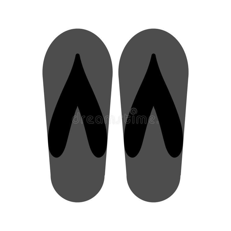 Flip-flops logo vector stock illustration. Illustration of comfortable ...