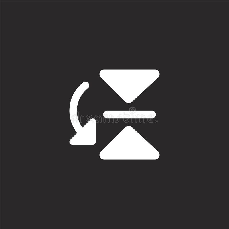 Flip Icon. Filled Flip Icon for Website Design and Mobile, App ...