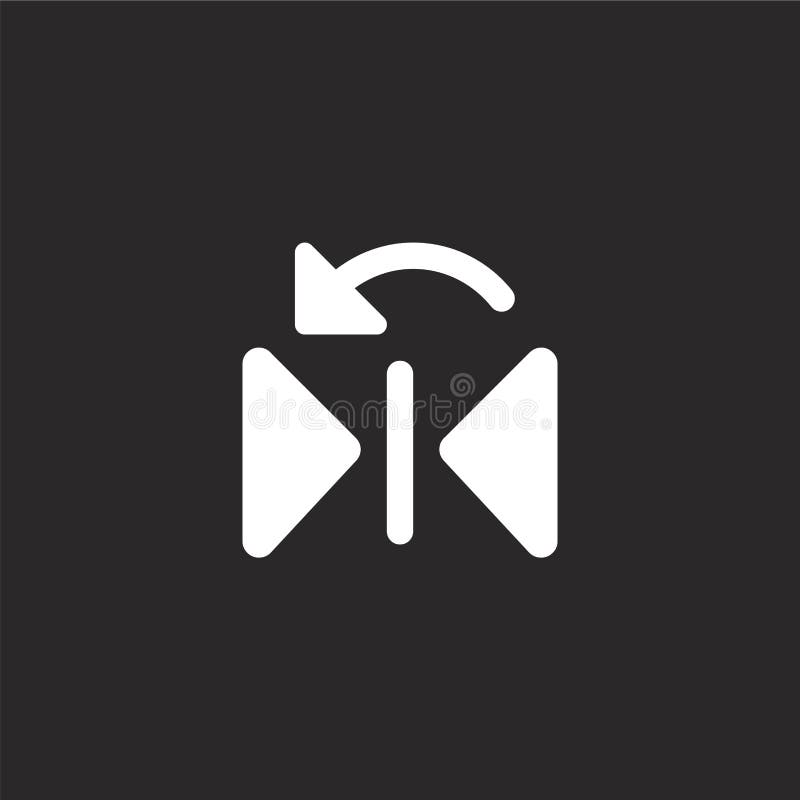 Flip Icon Vector Isolated on White Background, Logo Concept of F Stock ...