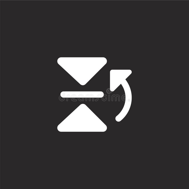 Flip Icon. Filled Flip Icon for Website Design and Mobile, App ...