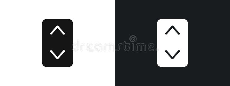 Flip Icon Linear Graphics Set Vector in Black Stock Illustration ...