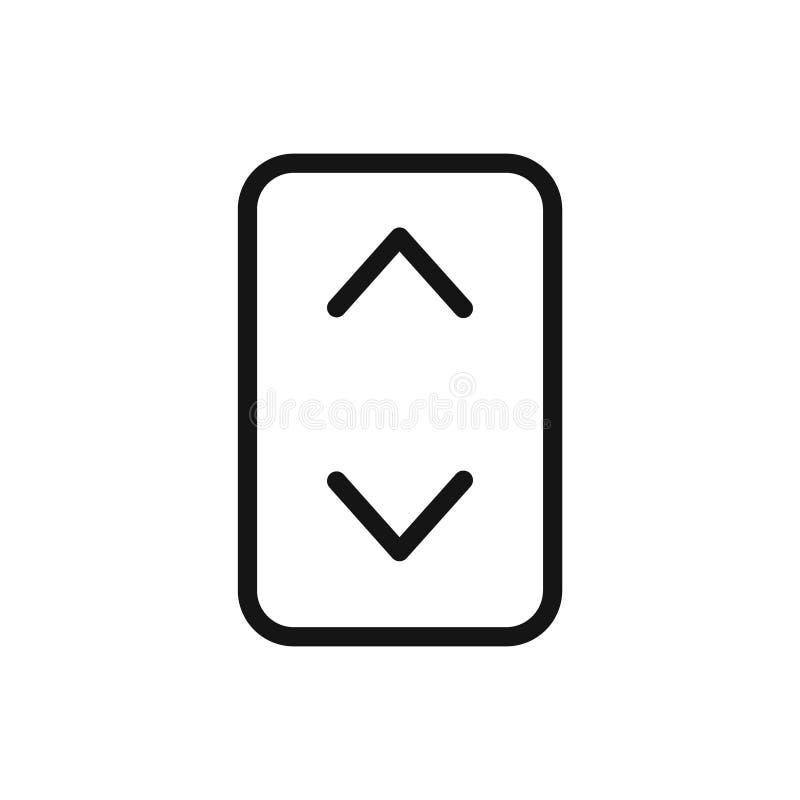 Flip Icon Linear Vector Graphics Sign Stock Illustration - Illustration ...