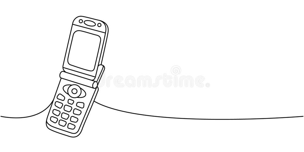 Mobile Line Drawing Stock Illustrations – 94,490 Mobile Line Drawing ...