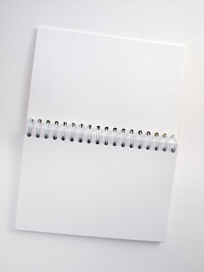 Flip note book open 2 stock photo. Image of ringed, business - 4022604