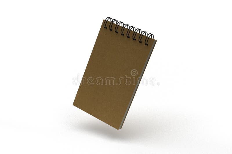 Flip note paper stationery stock illustration. Illustration of ...