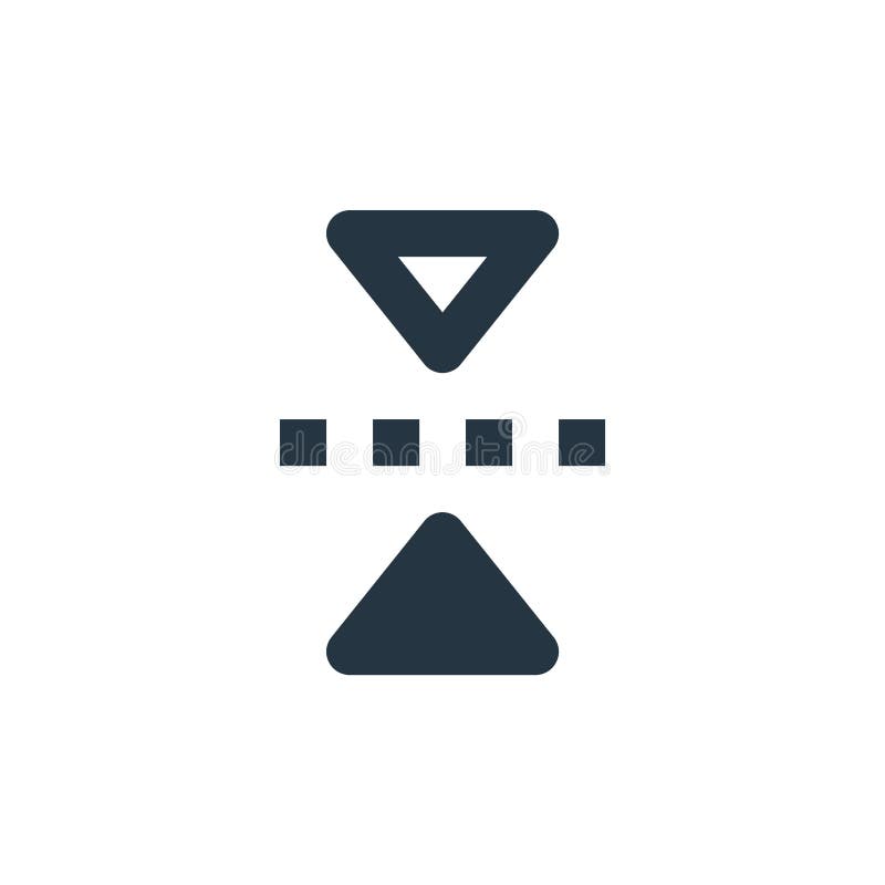 Back Or Reverse Icon Vector. Flip Over Or Turn Arrow Sign. Stock Vector ...