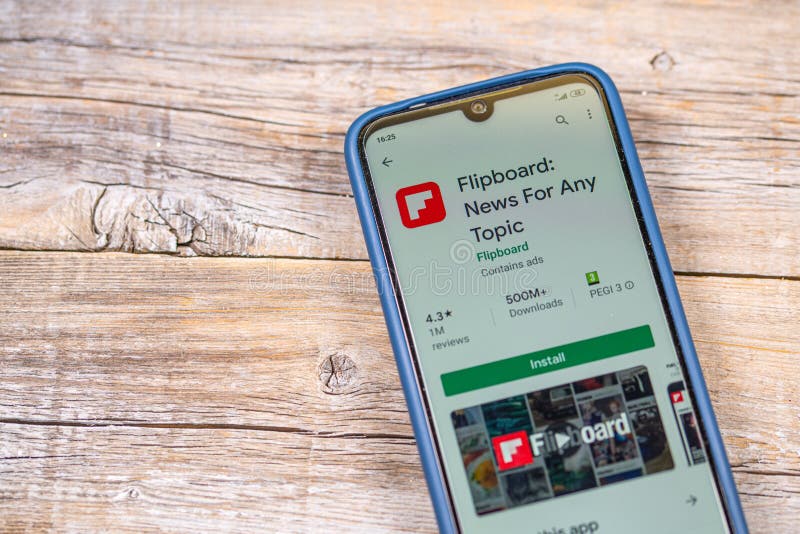 Flipboard App on the Display of Smartphone or Tablet Editorial Stock ...