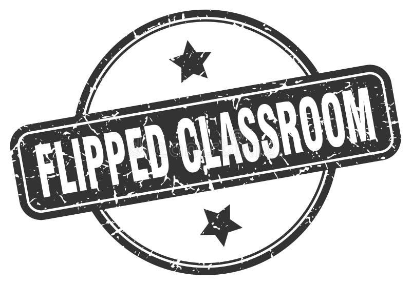 Flipped Classroom Stamp. Flipped Classroom Round Grunge Sign Stock ...