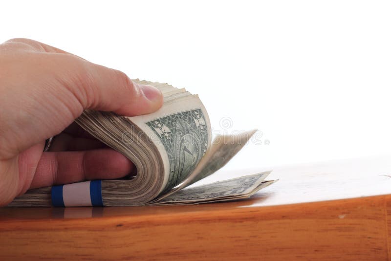 Flipping through the bills stock image. Image of banknote - 35079763