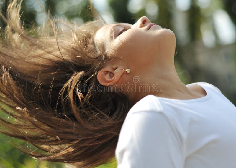 Flipping Hair Picture. Image: 6763186